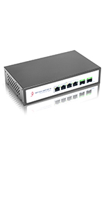Amazon.com: XikeStor 8 Port 2.5G Web Managed Ethernet Switch with 10G SFP+, 2.5 Gigabit Network ...