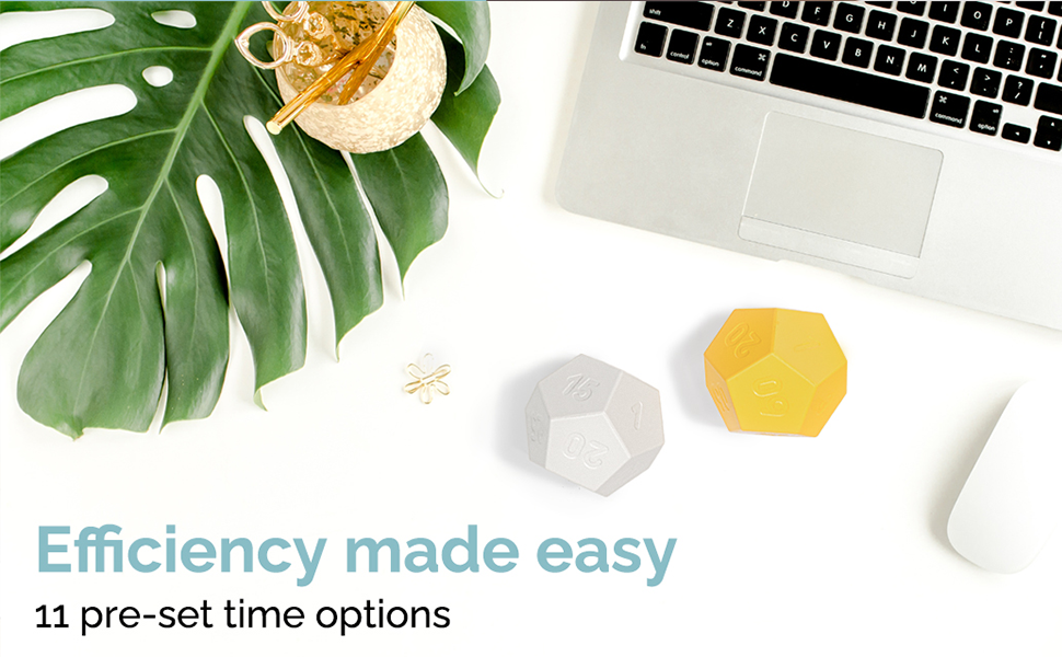 Kadams Pomodoro Timer Rotating Desk Productivity Timer 11 Preset