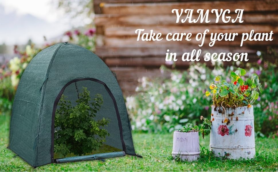 Amazon.com : YAMYGA Winter Plant Covers for Snow and Ice Protection ...