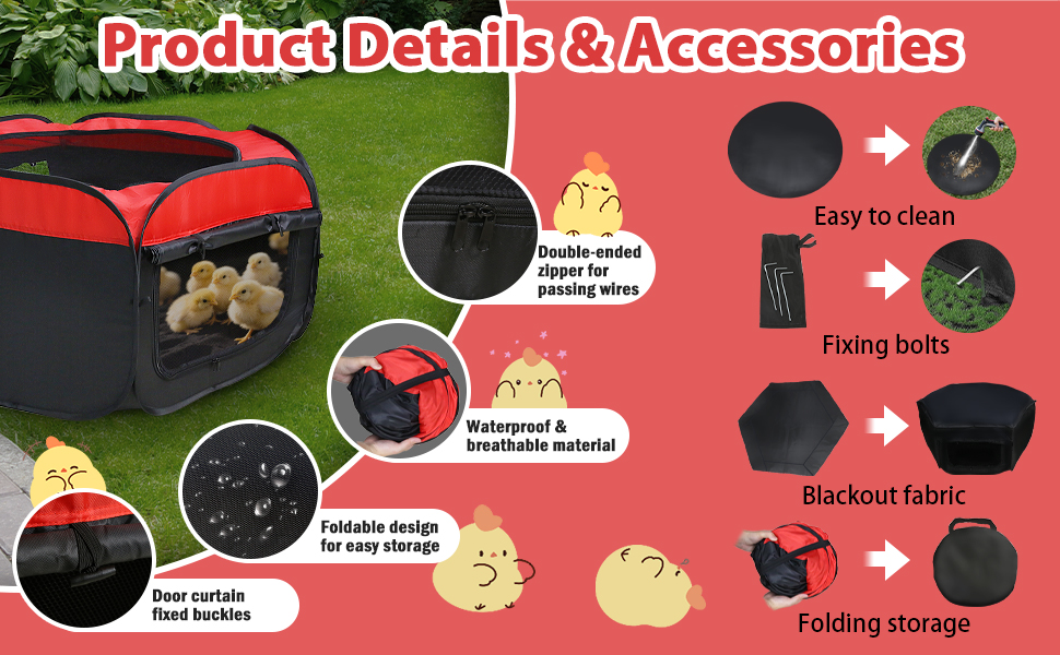 Amazon.com: Chicken Brooder Box for Chicks, Chick Starter Kit, Chick Brooder with Quick Dry Mat ...