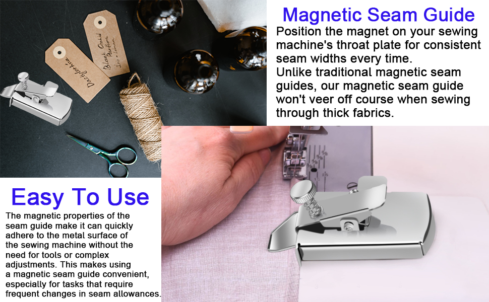 Amazon.com: YEOSLL Magnetic Seam Guide,New Upgrade Magnetic Seam Guide ...