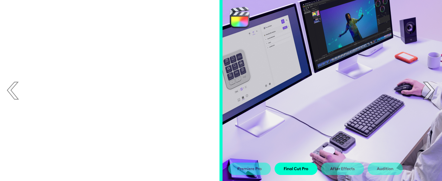 Logitech Mx Creative Console 9 Customizable Lcd Keys Stream Deck Accessories