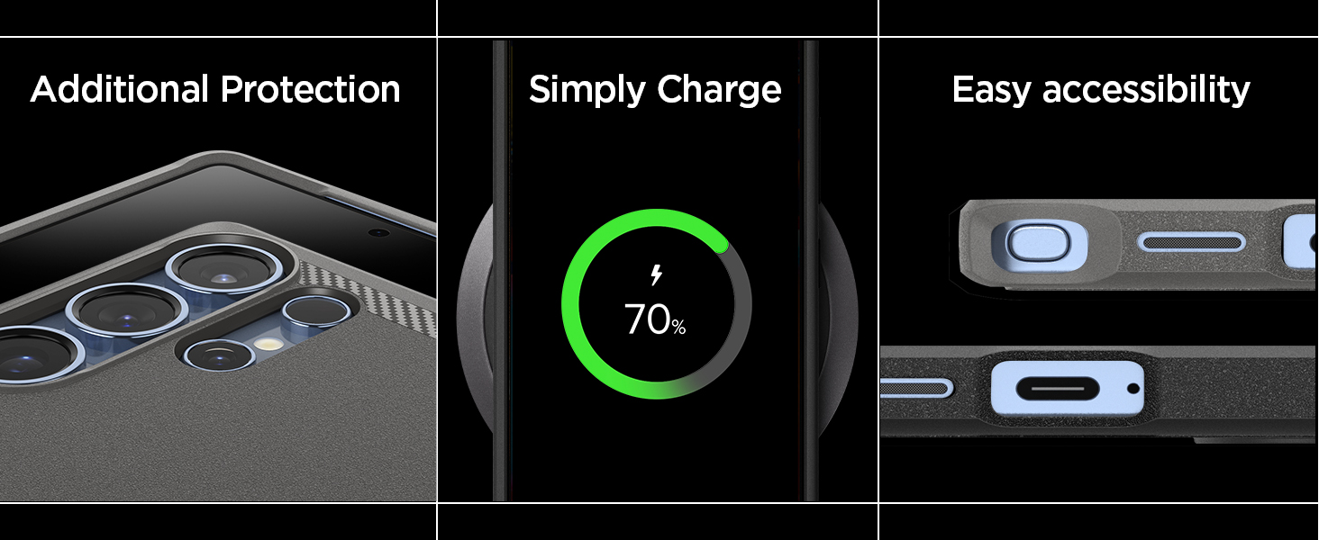 Amazon.com: Spigen Rugged Armor MagFit Designed for Galaxy S25 Ultra Case [Fast Wireless ...