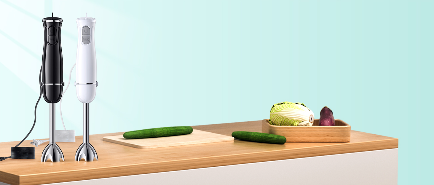 Amazon | Turelar ハンドブレンダー 電動 ハンドミキサー 15000回/分 離乳食 お祝い ギフト 氷も砕ける フードプロセッサー 電動泡立て器 スリム コンパクト ...