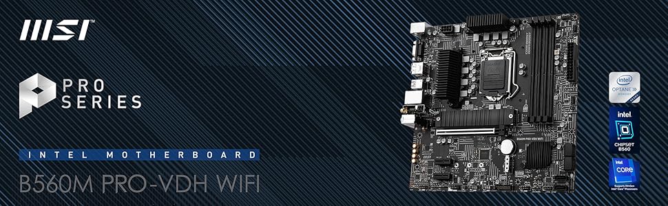 Amazon.in: Buy MSI B560M PRO-VDH WiFi Micro-ATX Gaming Motherboard (10 th/11th Gen Intel Core ...