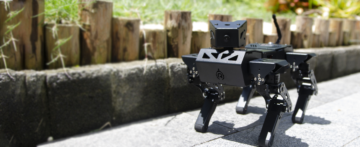 Amazon.com: XiaoR Geek Smart Robot Dog Kit, 12 DOF Programmable Bionic ...