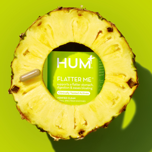 Amazon.com : HUM Flatter Me Supplement for Daily Bloating - 18 Full Spectrum Digestive Enzymes ...