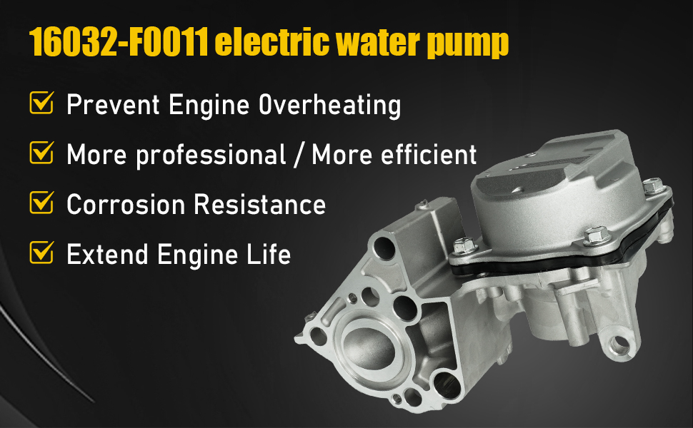 Amazon.com: 16032-F0011 16032-25010 Electric Water Pump Coolant Pump with Housing for Toyota ...