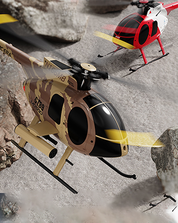 Amazon.com: Actualia C190 H145 Remote Control Helicopter for Adult, 6CH RC Military Helicopter ...