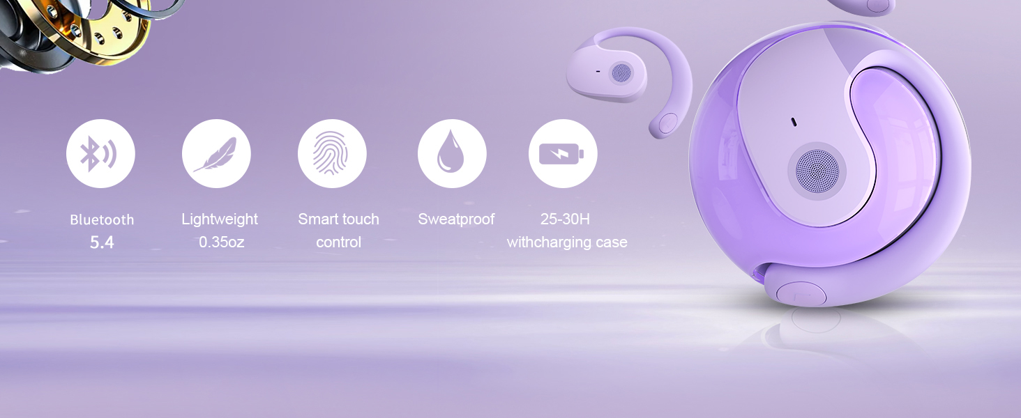 Amazon.com: Ows Hanging Earphones 5.4 Bluetooth , Air Conduction ...