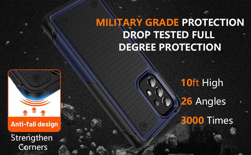 Amazon.com: TORRTOWAY Designed for Samsung Galaxy A53 5G Case 2 in 1 Gift Militay Grade Drop ...
