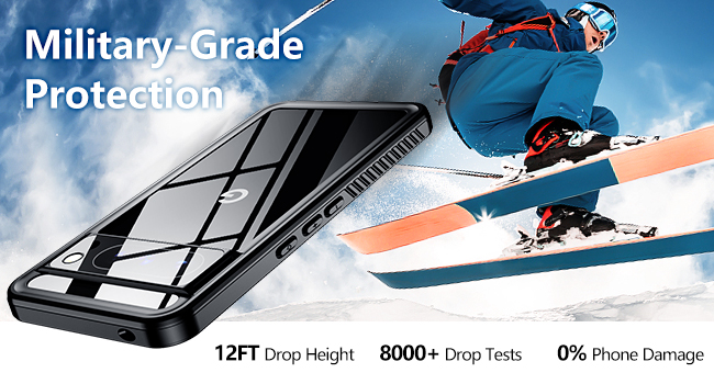 Amazon.com: Temdan for Google Pixel 8a Case Waterproof, Built-in Lens & Screen Protector[Full ...