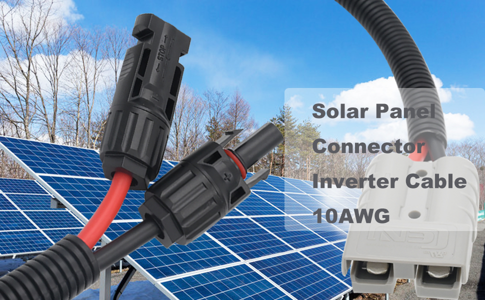 Amazon.com: COMeap Solar Panel Connector for Anderson 10AWG, Compatible with MC-4 to 50A/600V ...