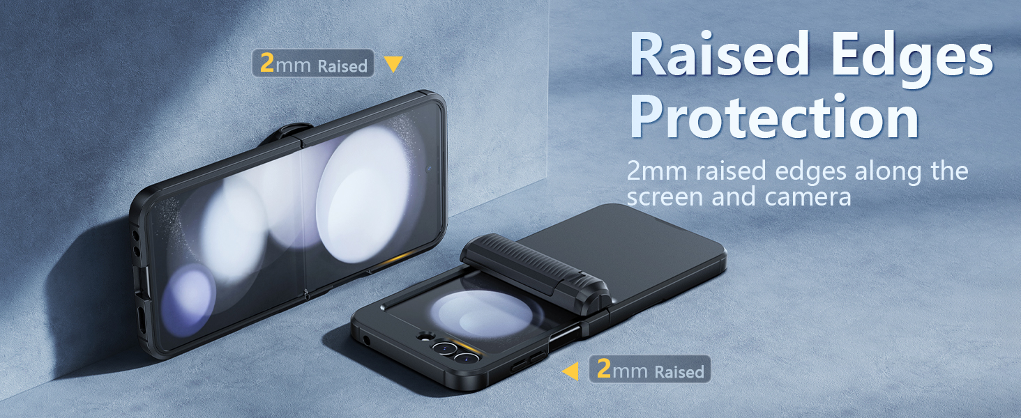 Amazon.com: FNTCASE for Samsung Galaxy Z-Flip-5 Case: Rugged Shockproof Samsung Flip 5 Case with ...