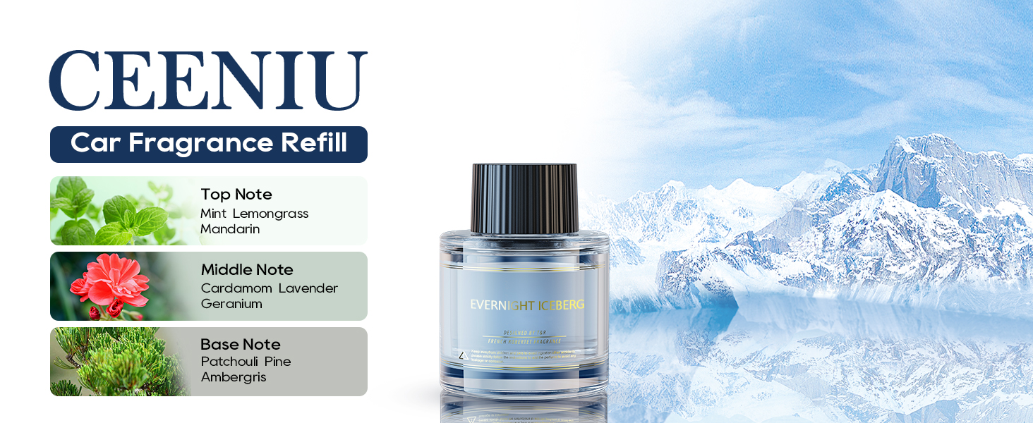 Amazon.com: Ceeniu Car Air Fresheners - F26/F39 Dedicated Perfume Refill - 45ml - Can be Used ...