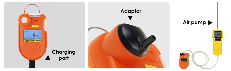 Amazon.com: H2S Monitor Clip on Digital H2S Gas Detector 0~100ppm ...