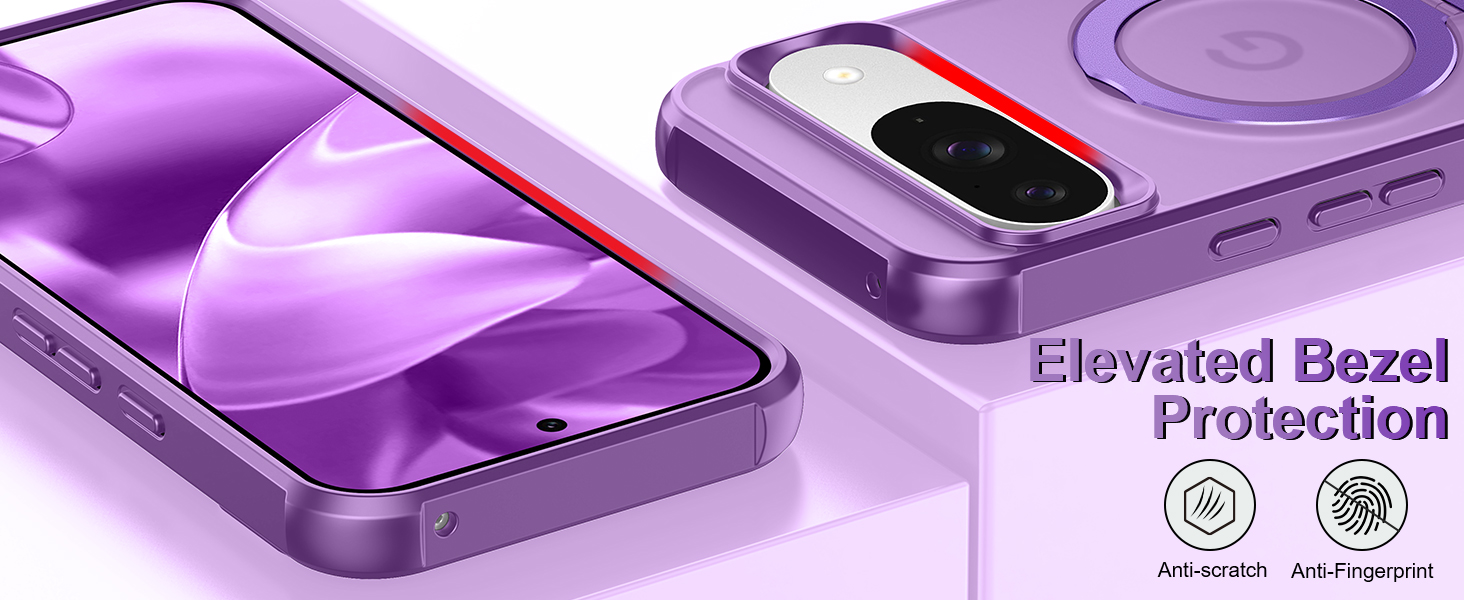 Amazon.com: Casehas for Google Pixel 9/9 Pro Case, [Magnetic Invisible Stand] [Compatible with ...