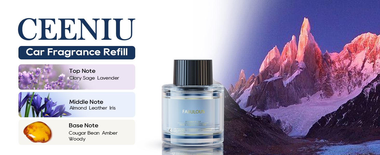 Amazon.com: Ceeniu Car Air Fresheners - F26/F39 Dedicated Perfume Refill - 45ml - Can be Used ...