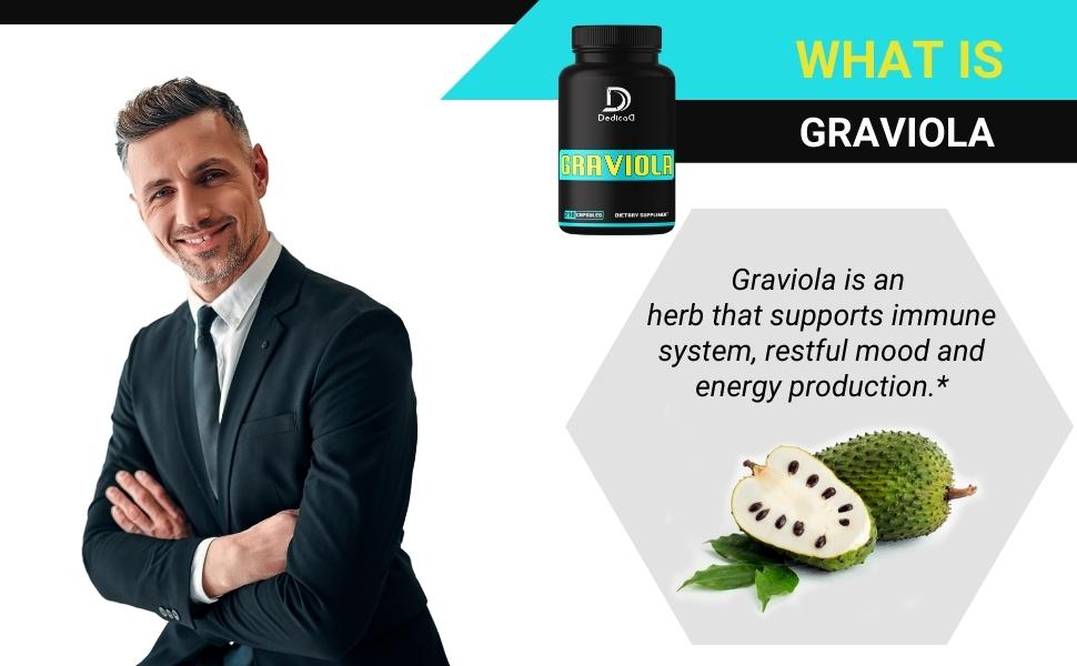 Amazon.com: 1000mg Organic Soursop Graviola Leaves Capsules - Soursop Fruit Advanced Formula for ...