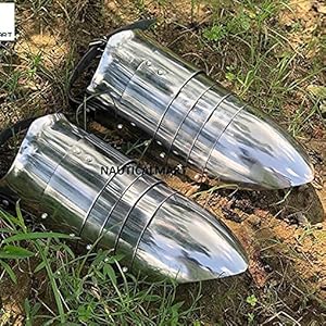 Amazon.com: NauticalMart Gothic Armor Shoes Medieval Steel Sabaton ...