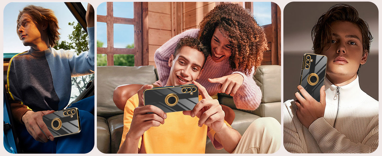 Amazon.com: Dahkoiz for Samsung A35 5G Case, Galaxy A35 5G Case, Multi-Function Finger Ring ...