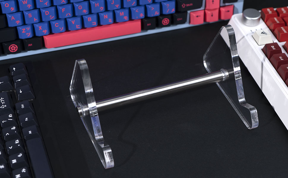 GEKUCAP 1Pcs 1-Tier Colorful Acrylic Keyboard Display Stand, Mechanical ...