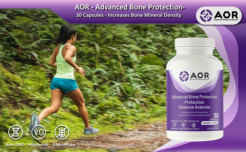 AOR - Advanced Bone Protection 40mg, 30 Capsules - Bone Health Supplement and Joint Health ...