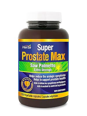 Herba Prostate Supplement for Men – 120 Capsules | 9 Natural Ingredients including Saw Palmetto ...
