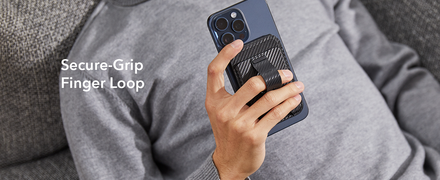 Amazon.com: ESR Upgraded for MagSafe Wallet, 5 Card Holder with Adjustable Stand, Secure Grip ...