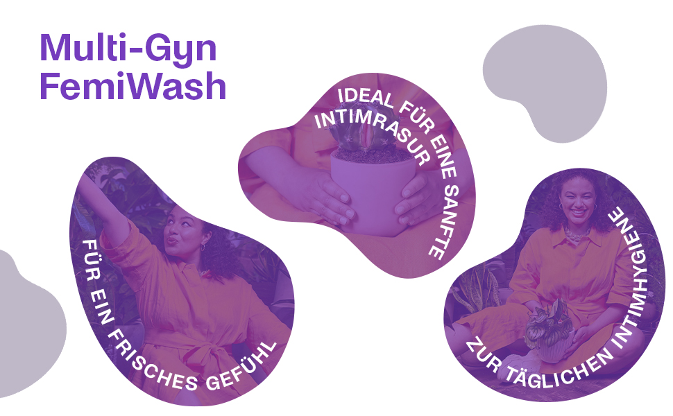 Multi-Gyn FemiWash - Intimwaschlotion zur täglichen Intimpflege für Frauen - Erhaltung einer ...