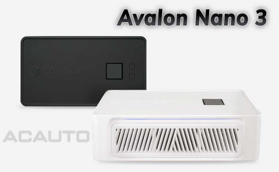 Amazon.com: New Canaan Avalon Nano 3 BTC Miner 4TH per Second 140W Quiet ASIC Miner with ...