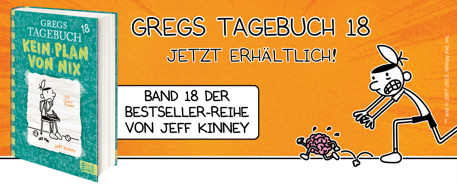 Gregs Tagebuch 18 - Kein Plan von nix: Großer Lesespaß mit Comic-Roman-Held Greg Heffley ...