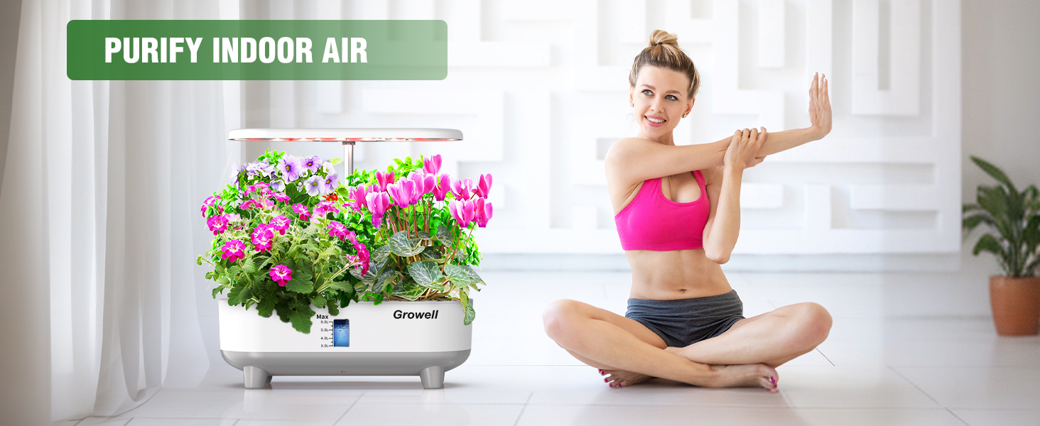 Amazon.com: Hydroponics Growing System Kit, 16 Pods Indoor Garden with 28W Full Spectrum LED ...