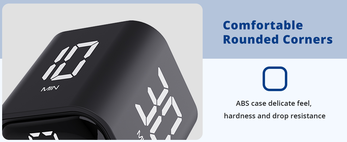 Productivity Timer Flip Gravity Sensor Cube Timer Countdown And Countup Mute And Vibrate