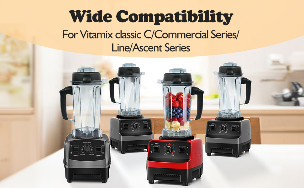 Amazon.com: Nikkar For Vitamix Blender Pitcher 64oz for Vitamix Replacement Pitcher 5200 6300 ...