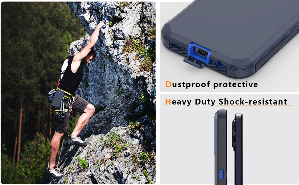 Amazon.com: TMIDVFV Compatible with Samsung Galaxy A15 5G Case, with Belt Clip Holster Heavy ...