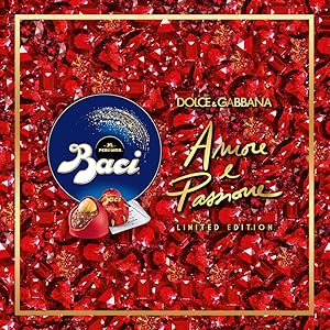Amazon.co.jp: BACI(バッチ) アモーレ・パッシオーネ BAG 5P (個包装 イタリア産 ドルチェ&ガッバーナ ギフト ) : 食品・飲料・お酒