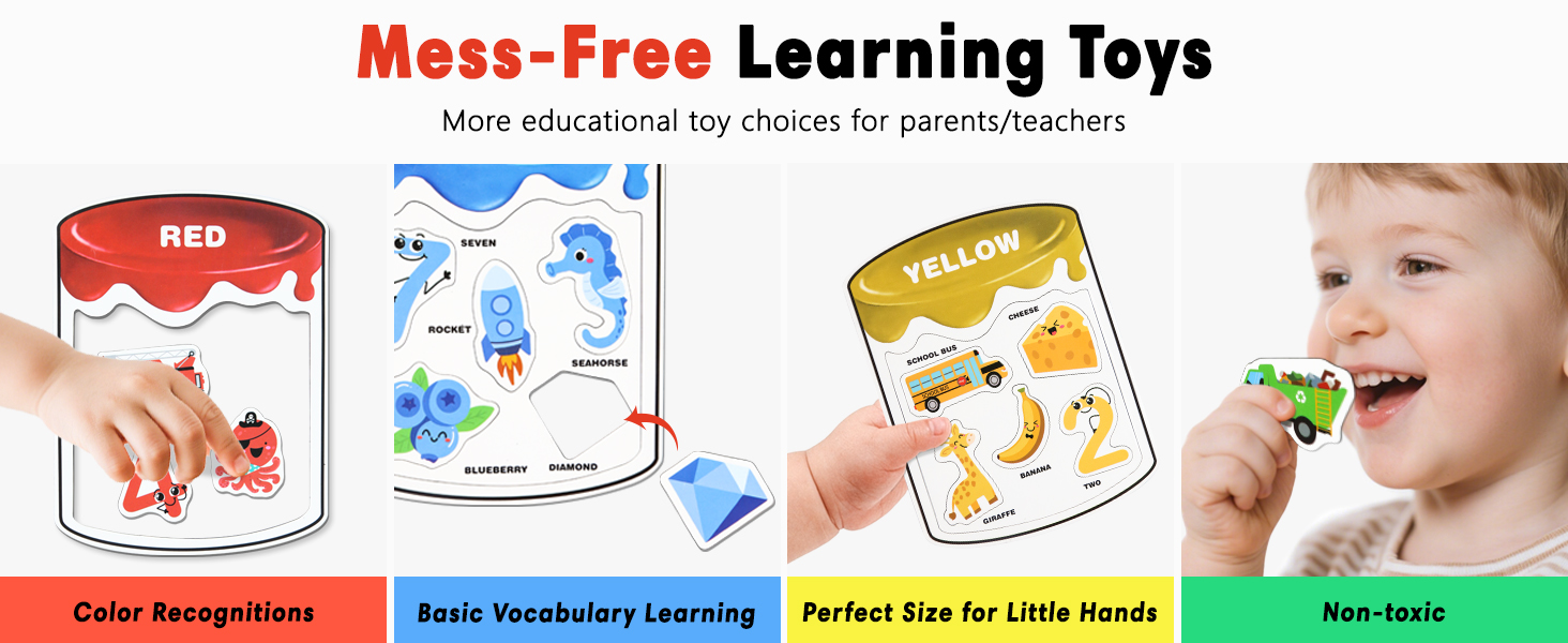 Amazon.com: Creatoy Magnetic Color Sorting Set for Fridge Magnets for ...