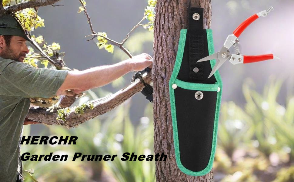Garden Pruner Sheath,Tool Belt Pouch,Cloth Holster Protective Case Cover,Garden Pruning Shear ...