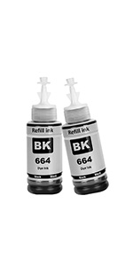 Amazon.com: SHUOLEI 664 T664 Ink Compatible T664 Refill Ink Bottles Work with ET-2650 ET-2500 ET ...
