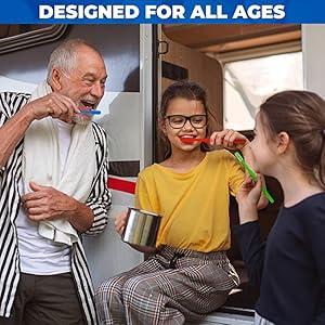 Amazon.com : Pruvade 144 Pack Disposable Toothbrushes with Toothpaste ...