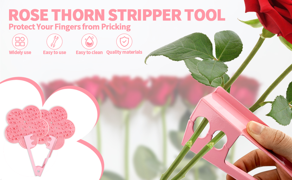 Amazon.com: 3 PCS Rose Thorn Stripper Tool, Flower Stem Cutter, Thorn Remover for Roses, Rose ...
