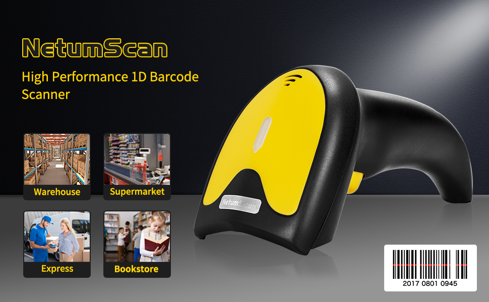 Amazon.com : NetumScan Bluetooth Barcode Scanner with 20 inch Scanning Range, 3 in 1 Handheld ...