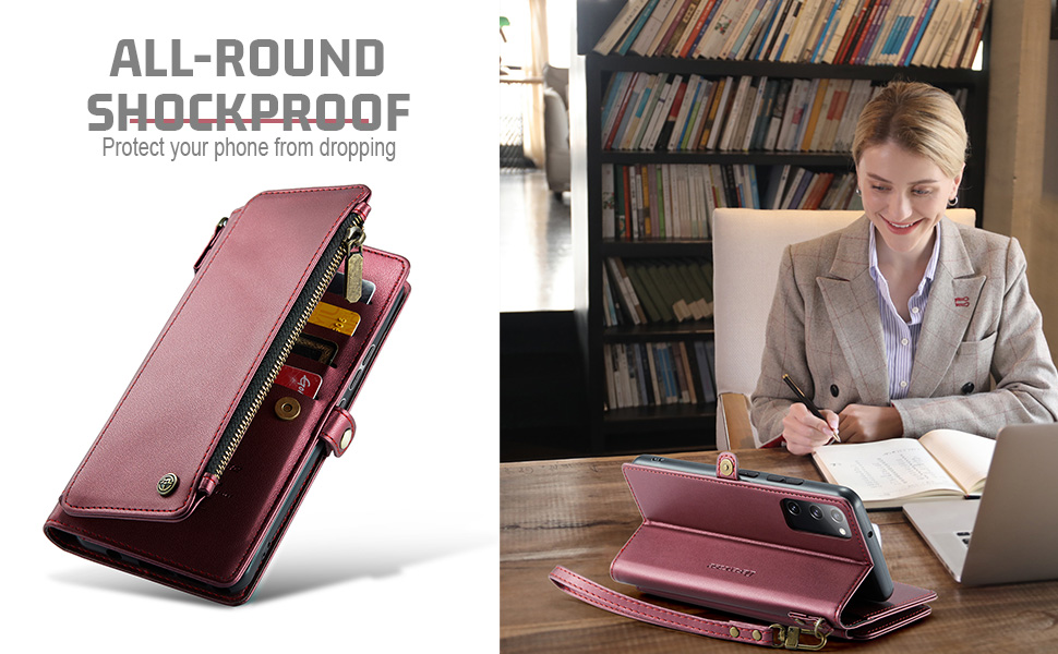 Amazon.com: Defencase for Samsung Galaxy S20 FE 5G Case, RFID Blocking for Galaxy S20 FE 5G Case ...