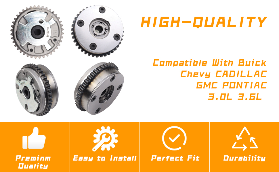 Amazon.com: 4PCS Variable Timing Sprocket Cam VVT Gears Intake & Exhaust Camshaft Adjuster Cam ...