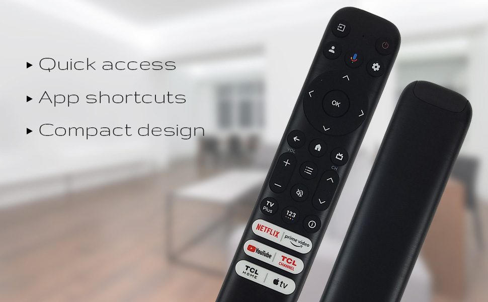 Amazon.com: OEM RC813 FMB1 Voice Remote Control fit for TCL QLED Smart ...
