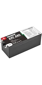 Amazon.com: Talentcell 24V 6Ah LiFePO4 Battery Pack LF8011, 25.6V 153.6Wh Deep Cycle ...