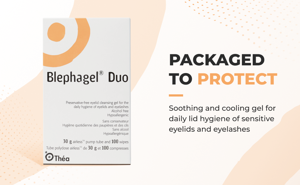BlephaGel Duo Preservative-Free Eyelid Cleansing Gel - Gentle Eye Care, Cooling & Soothing Gel ...