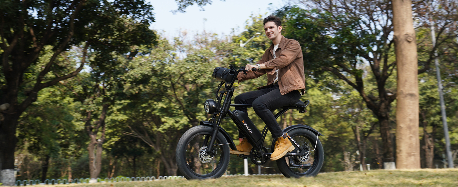Amazon.com : Movcan V60/V60 Pro Electric Bike, 48V 15.6/18.2Ah Removable Battery 20” Fat Tire ...