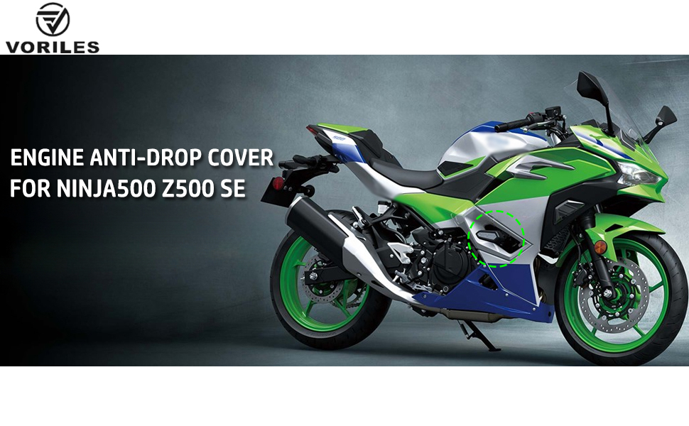 Amazon.com: for NINJA500 Z500 SE Ninja 500 z500 se 2024 2025 Accessories Engine Anti-Fall ...